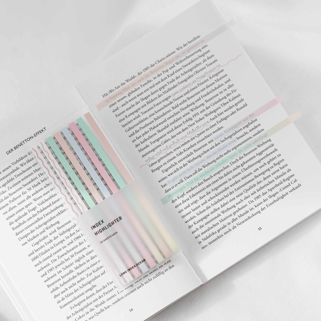 Powder Pink | Long Design Clear Sticky Strips | Post It – FRIDA